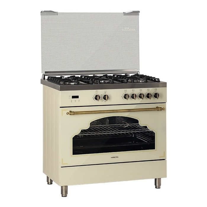 Газовая плита Hiberg FGG 950-25 MY, бежевый – купить в интернет ...