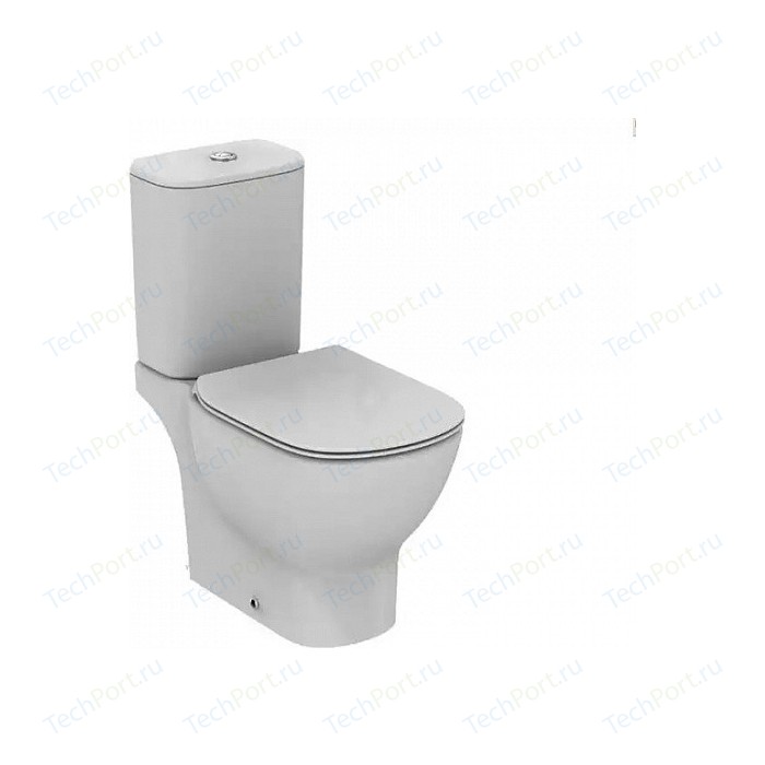 Унитаз-компакт безободковый Ideal Standard Tesi AquaBlade с сиденьем ...